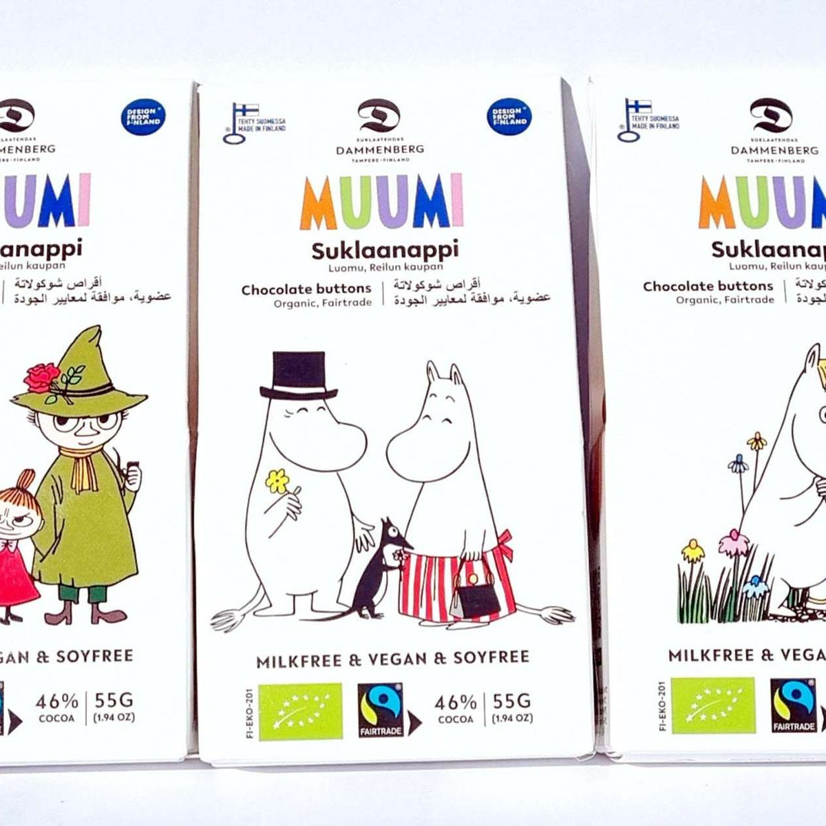 Bio Milch-Alternative Schokotaler-Set- Muumi 46% | Schoko Wunderland
